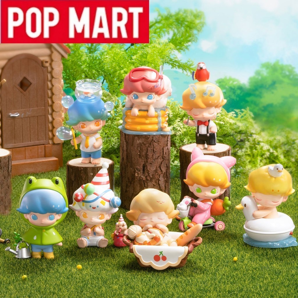 ของแท้ Pop Mart DIMOO Pets Vacation Series ยืนยันกล่องตาบอด Kawaii รูป ...