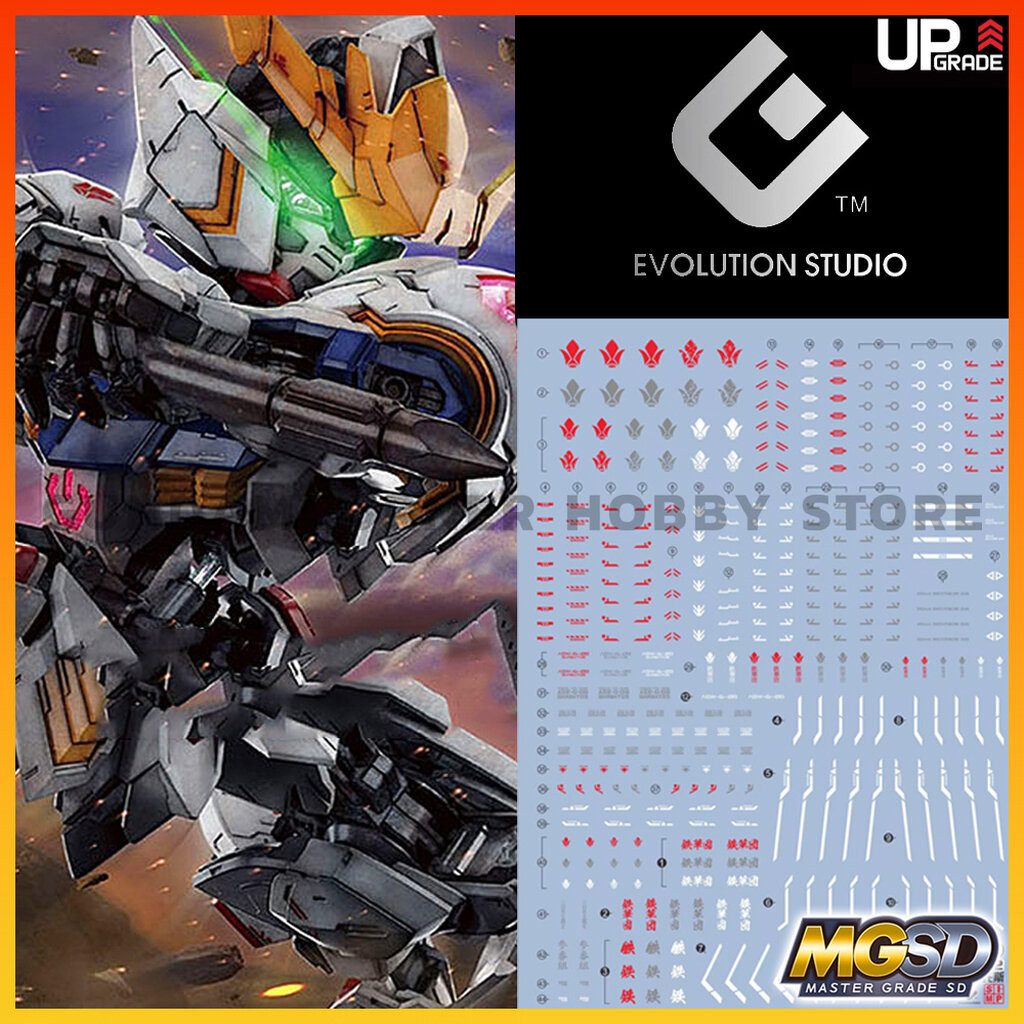 ดีคอลน้ำ EVO® MGSD BARBATOS UPGRADED VER‼ MGSD-02 EVO Water Decal | Shopee Thailand
