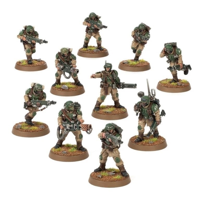 Warhammer 40K Star Army Commando Cadian shock troops (รุ่นมาตุภูมิ ...