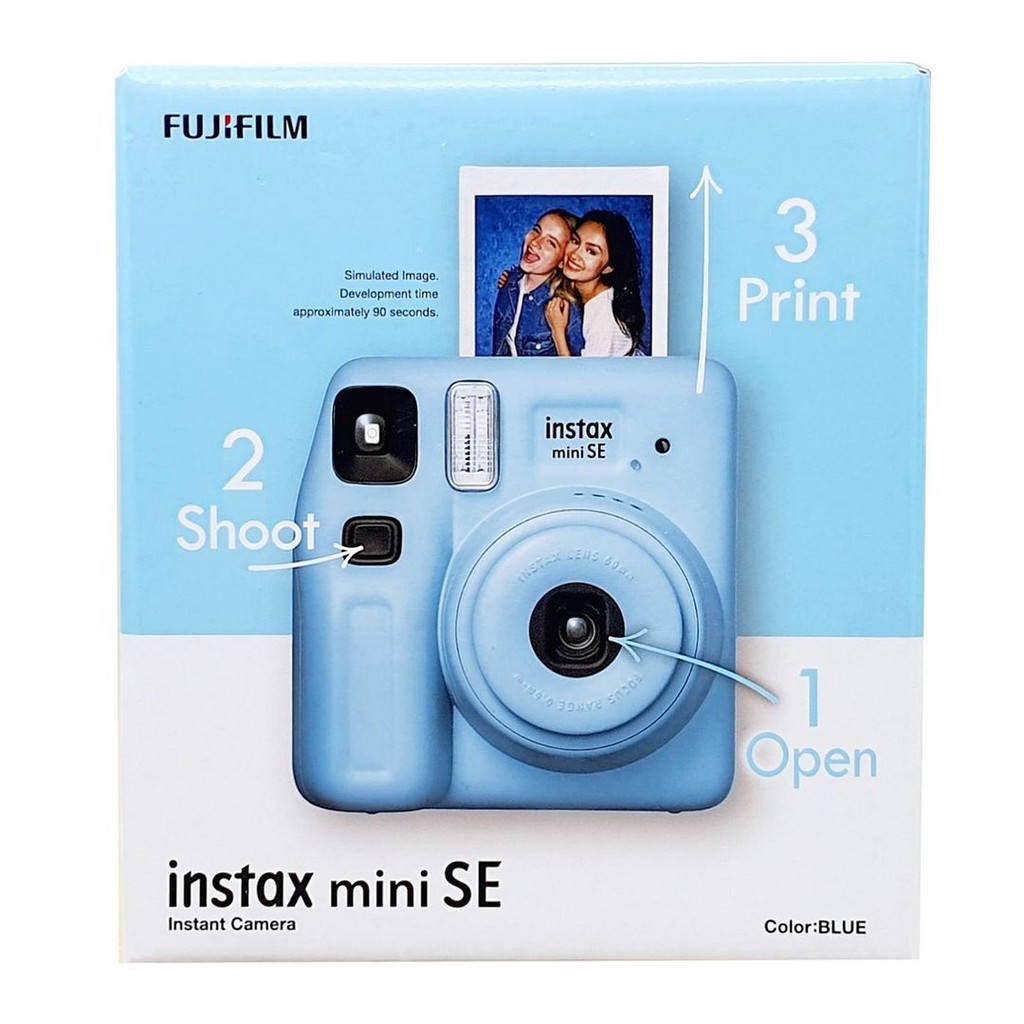 Fujifilm instax mini SE Instant Camera (Blue) | Shopee Thailand