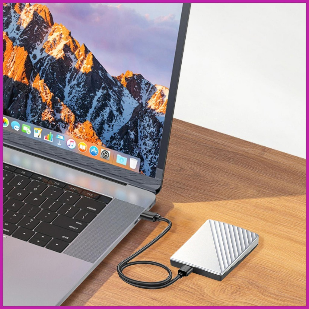 Type C Hard Drive Cable 5Gbps Speed Fast Charging Cord 5TB ความเร็วสูง ...