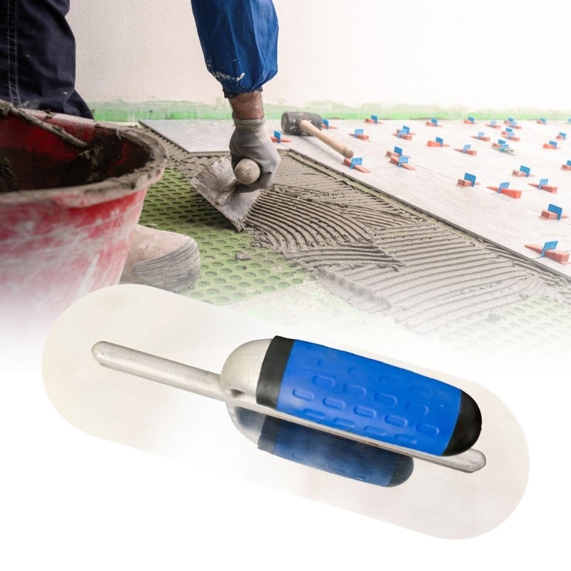 Amon Essential Rounded Edge Plastering Trowel Design สําหรับด้ามจับที่ ...
