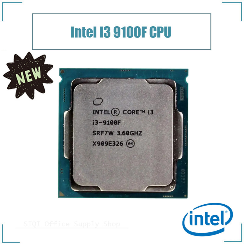เมนบอร์ด CPU Intel I3 9100F รองรับ CPU LGA1151 Quad-Core Intel 9th Gen โปรเซสเซอร์ | Shopee Thailand
