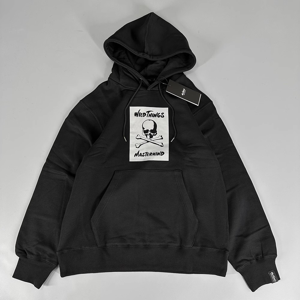 Mastermind Japan X WILD THINGS MMJ พิมพ์โลโก้ Skull Hoodie Unisex ...