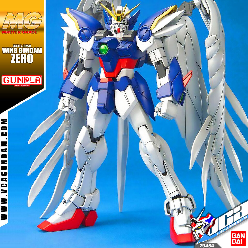 VCA 8️⃣ BANDAI GUNPLA MASTER GRADE MG 1/100 WING GUNDAM ZERO EW ประกอบ ...