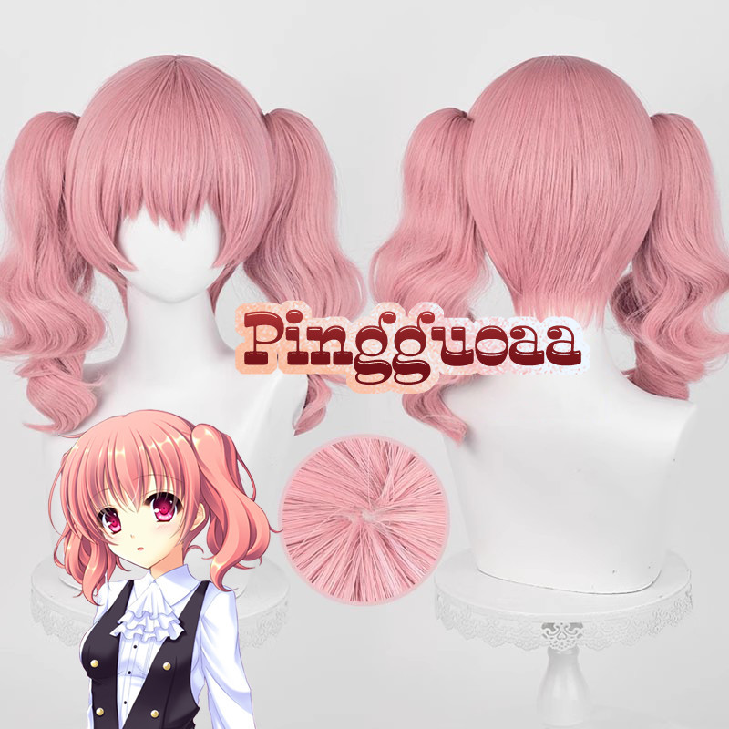 Anime Inu x Boku SS Roromiya Karuta Cosplay Wig 40cm Long Ponytails ...
