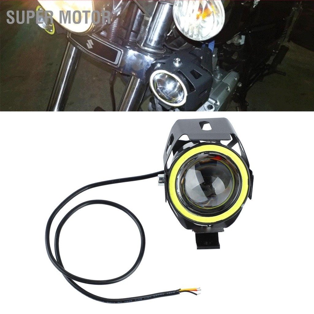 Super Motor เลนส์โปรเจคเตอร์รถจักรยานยนต์ LED ไฟหน้าด้านหน้า ...