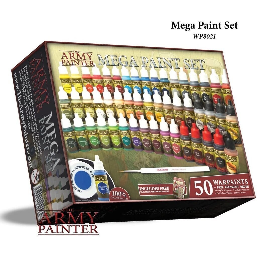 [Paint] Army Painter: Mega Paint Set สีสำหรับเพ้นท์โมเดล | Shopee Thailand