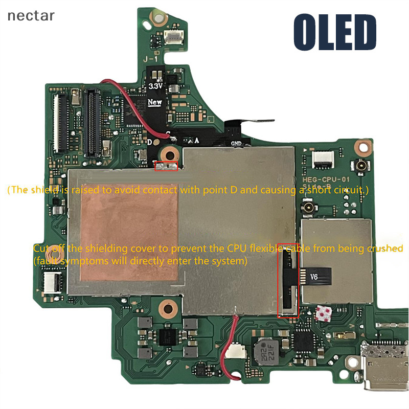 Tar 1 ชุดสําหรับ Picofly OLED Chip Upgradable Flashable สนับสนุน Hwfly ...