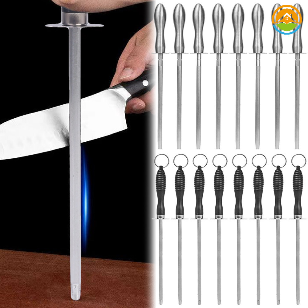 Professional Chef มีด Sharpener Rod พร ้ อมที ่ จับมือถือ - สแตนเลส ...