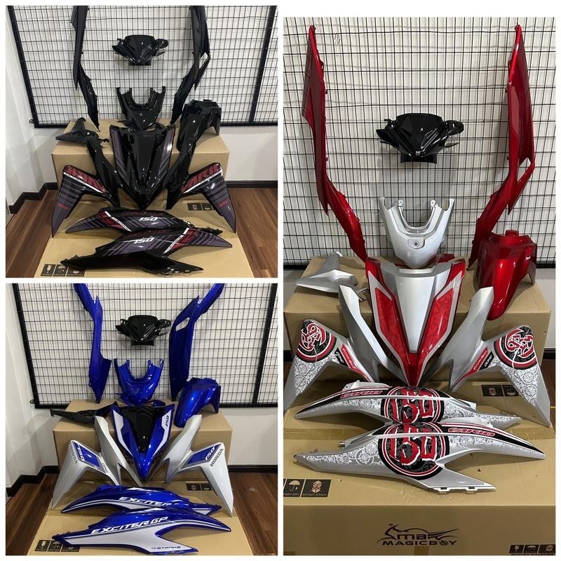 Tsr Magic Boy Cover set Vario 150 Batman Exciter GP Batik Red Vario ...