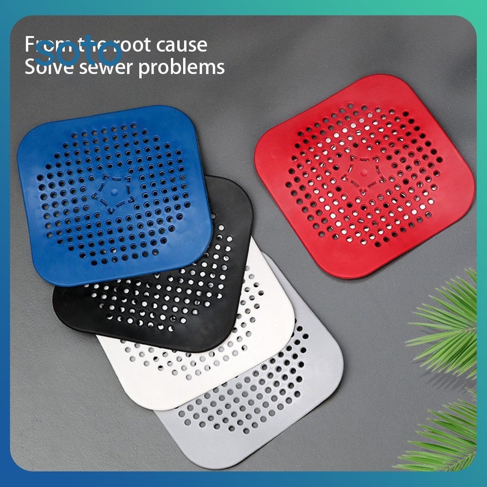 Sink Anti Clogging Silicone Floor Drain Cover Bathroom Drainage Port ...