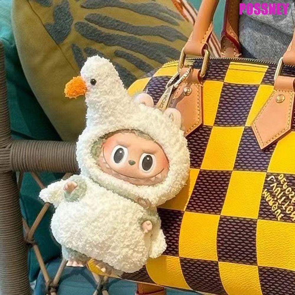Possney 17cm Labubu เสื้อผ้า, Lisa สไตล์เดียวกัน Big Goose Labubu ...