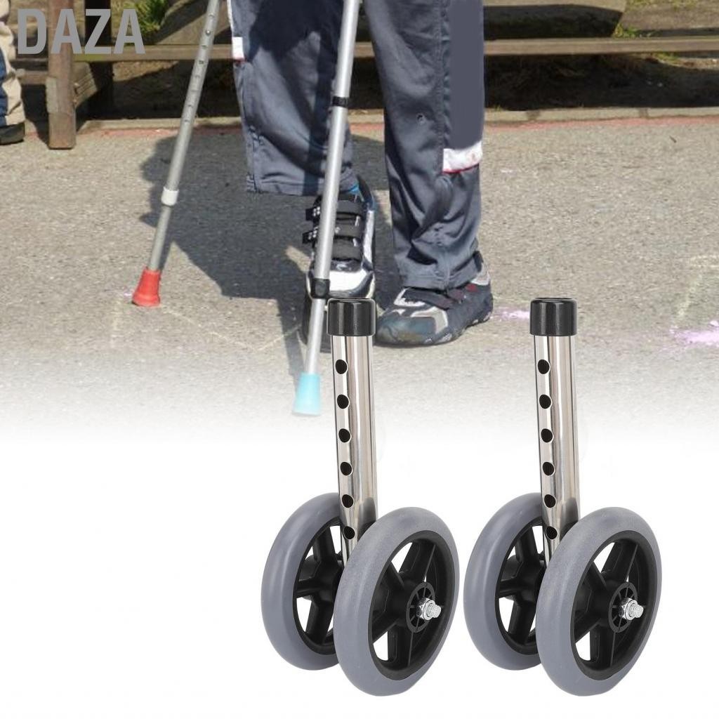 DAZA 2 ชิ้น Walker เปลี่ยนล้อ 6 เกียร์ปรับความสูงได้อย่างราบรื่น ...