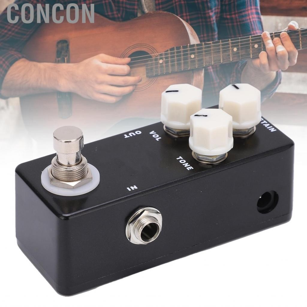 Concon Eujgoov Mini Muff กีตาร์ Fuzz เอฟเฟกต์เอฟเฟกต์เหยียบจริงบายพาสเปลือกโลหะเต็มรูปแบบ ...