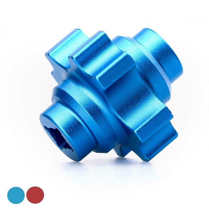 โลหะ Differential Lock Differential Locker Spool สําหรับ Tamiya TT02 ...