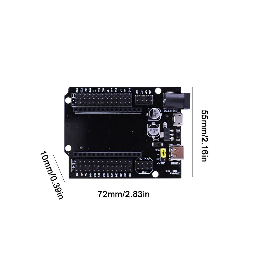 Esp32 Esp32 30p Power Board 2 In 1 Esp32s Shield Development Board Dual Core Cpu Innersetth