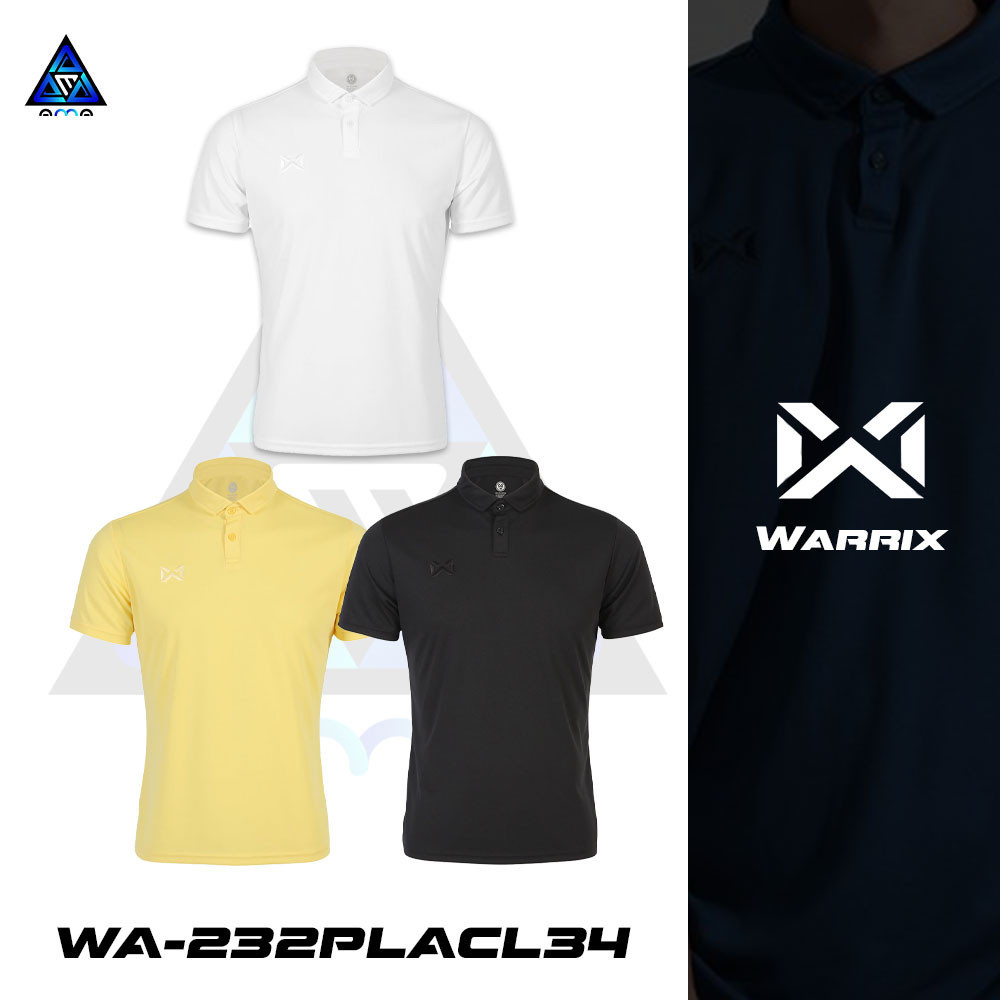 **ลดแล้วลดอีก30%** WARRIX รุ่น PIN รหัส WA-232PLACL34 วาริกซ์ เสื้อโปโลชายและหญิง ชุด 1 ของแท้ ...