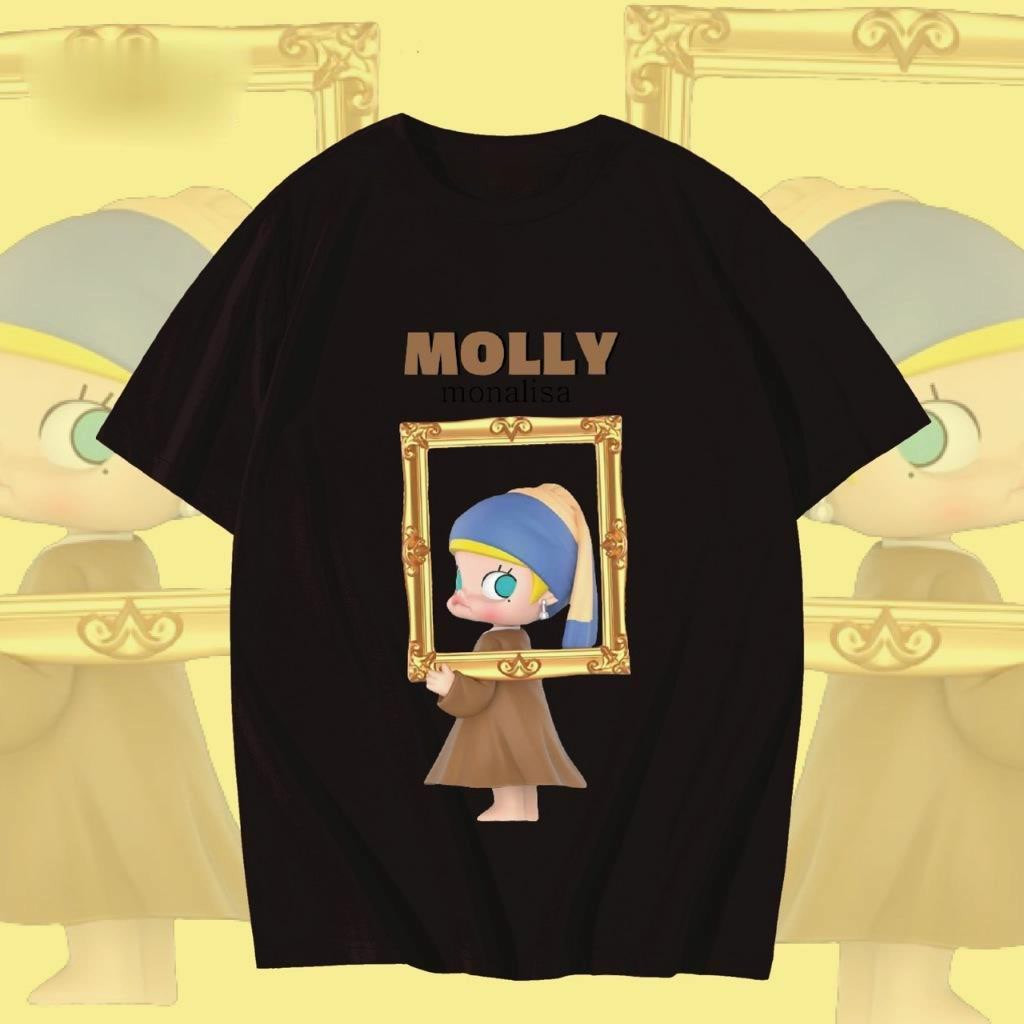 🔥พร้อมส่ง&COD🔥RINA STUDIO เสื้อยืดโอเวอร์ไซส์ เสื้อยืดเกาหลี ผ้าคอตตอน100% เสื้อยืด มอลลี่ Molly ...