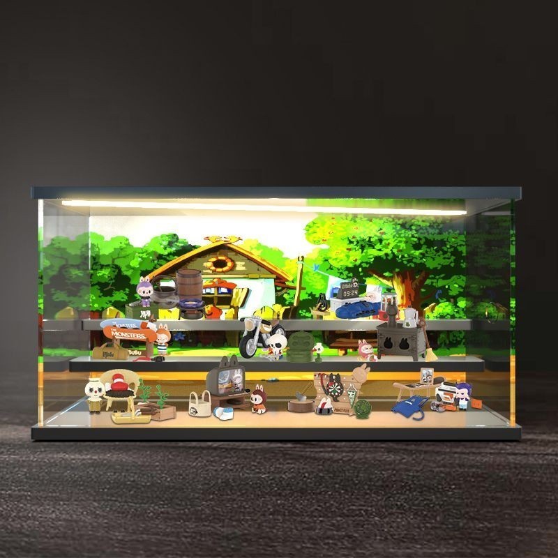 Labubu PopMart PopMart Pop Mart box cover case transparent cover labubu ...