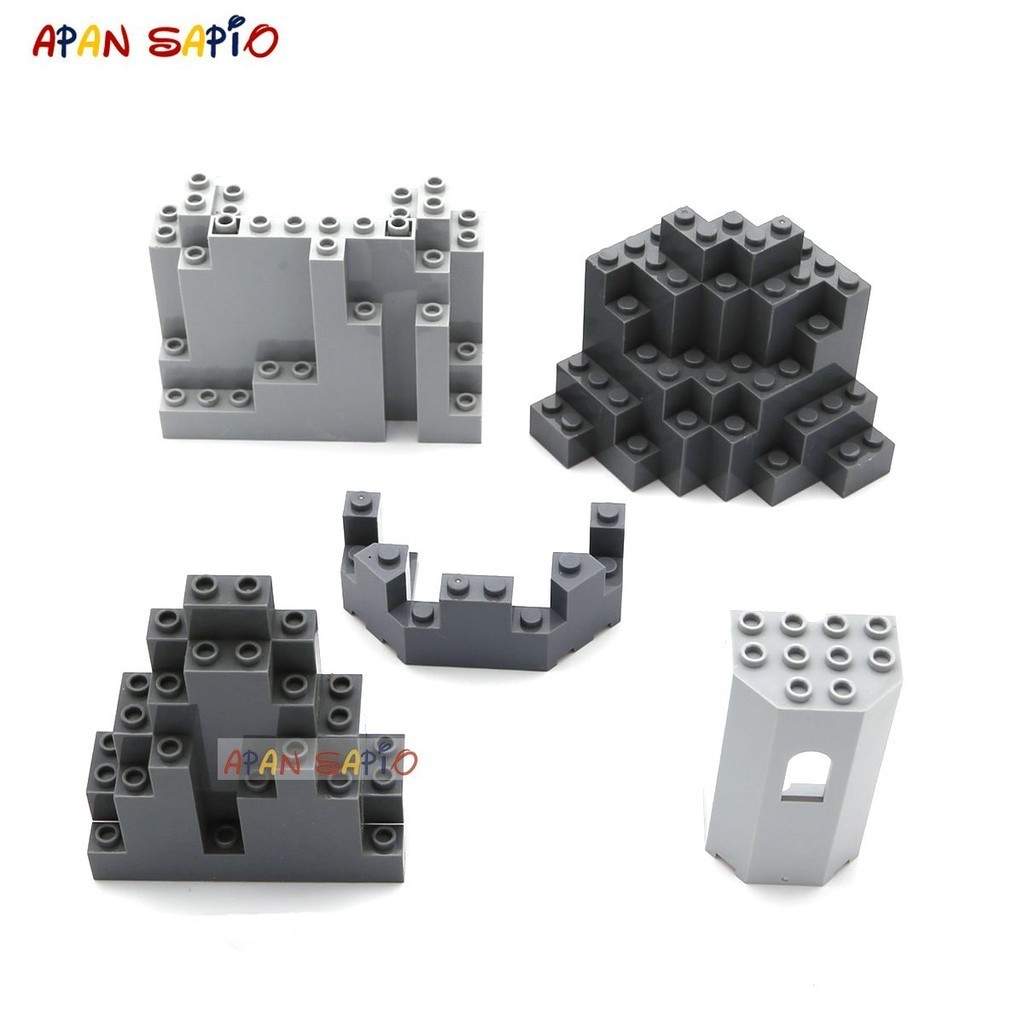 Diy Rockery City Wall Building Blocks อนุภาคขนาดเล็กชิ้นส่วนของเล่นเข้า ...