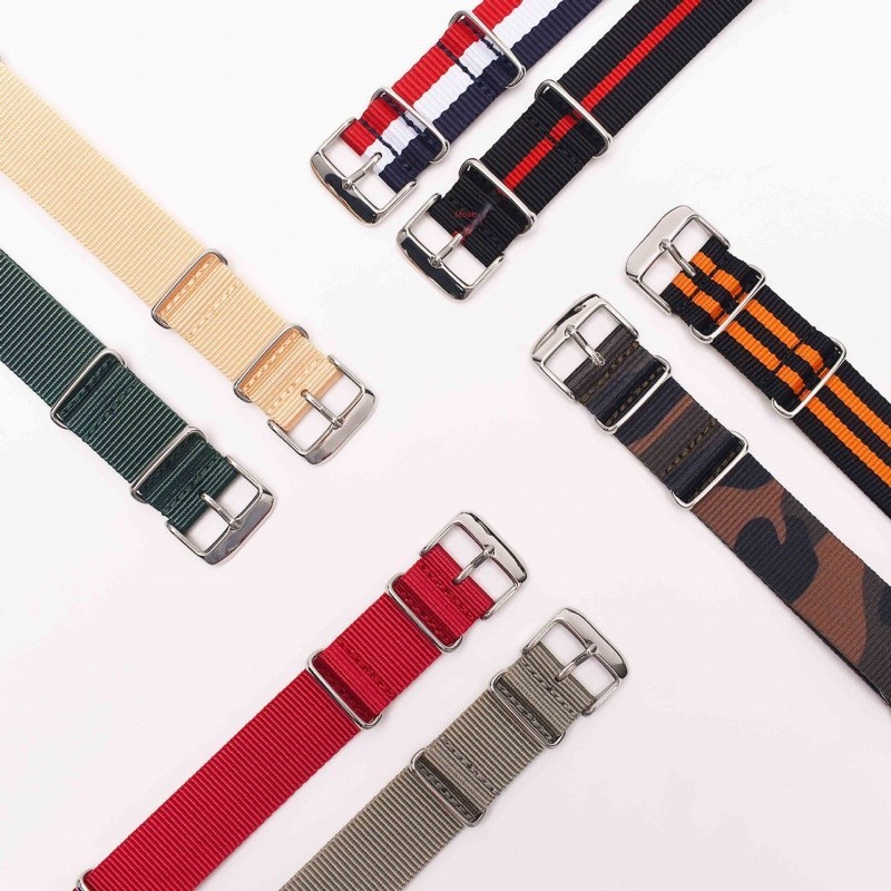 Nato NATO NATO Nylon Strap Extended Nylon 20mm Canvas Watch Strap ...