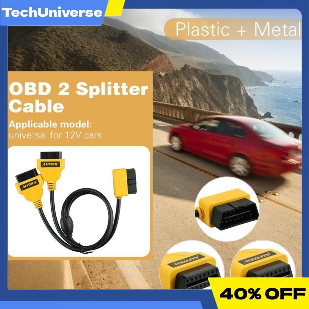 Obd II 2 สายแยก OBD2 16 พินชาย 1 ถึง 2 16 พินอะแดปเตอร ์ หญิง | Shopee ...