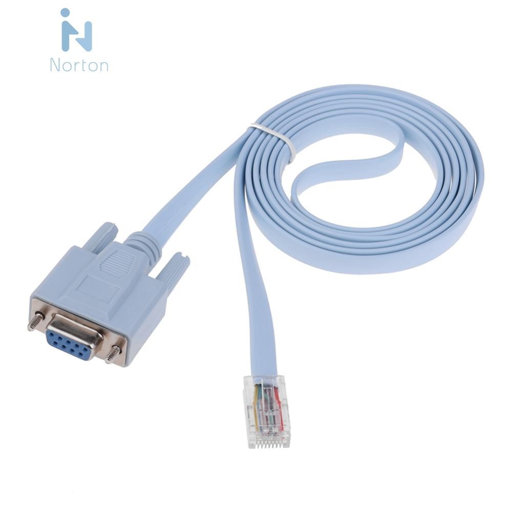 Rj45 Male to DB9 Female 1.5m Network Console Cable for Cisco Switch ...