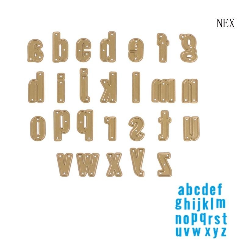 Nex Letter ตัดโลหะตายลายฉลุ DIY สมุดอัลบั้มลายนูนการ์ดกระดาษหัตถกรรม ...