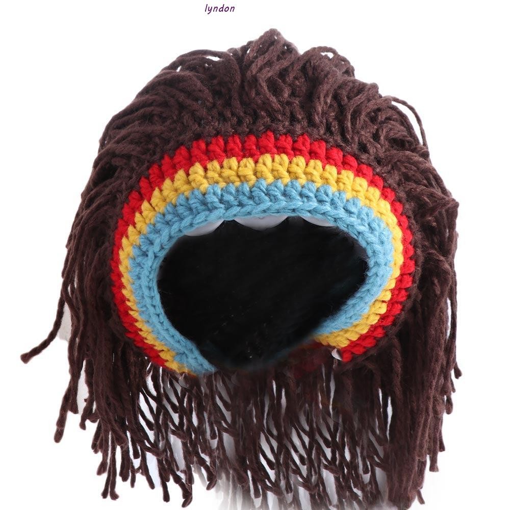 Lyndon Reggae Dreadlocks วิกผม Fluffy ไนท์คลับบาร์วิกผม Balaclava ผม ...