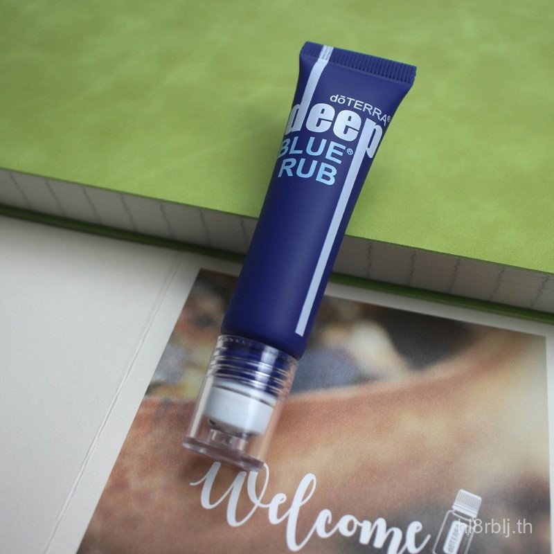 ที่จ่ายตัวอย่างแบบหลอดเปล่าแบบพกพา เหมาะสำหรับครีมผ่อนคลาย DoTERRA ครีมถูสีน้ำเงินเข้ม หลอดนุ่ม ...