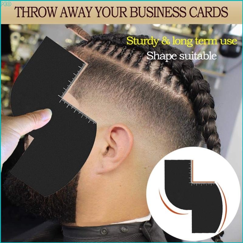 Peo Hairlines Enhancement Card Beard Stencil เครื่องมือ Hairlines ...