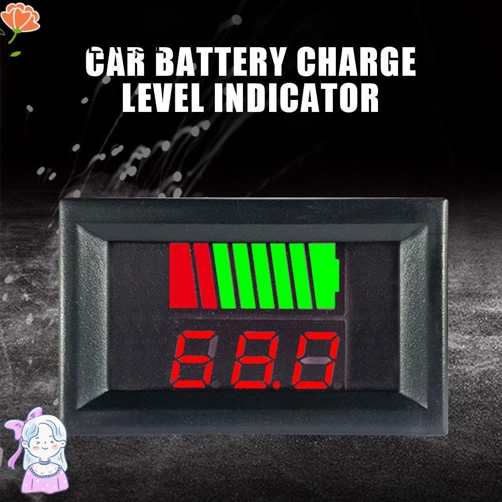 Dealshop เครื่องวัดความจุแบตเตอรี่ลิเธียม Universal Digital Display ...