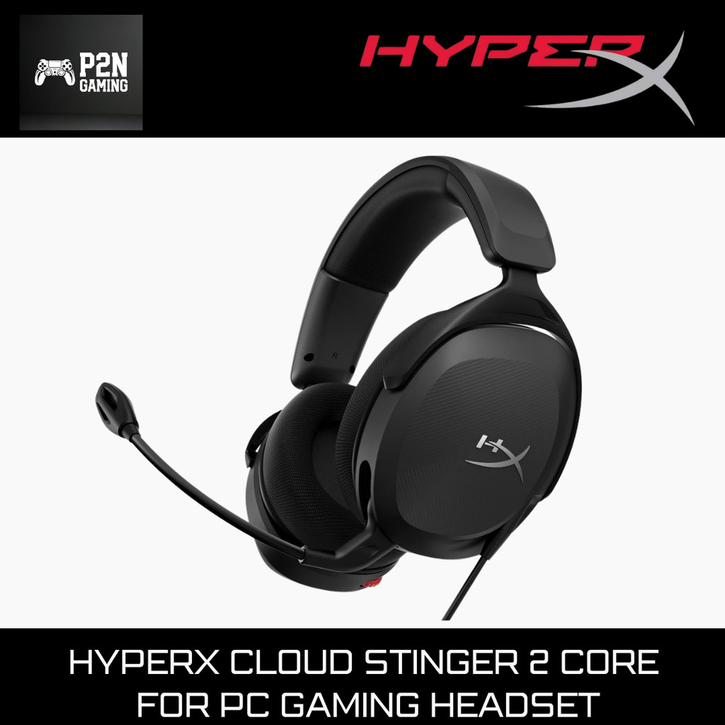 HyperX Cloud Stinger 2 Core For PC Gaming Headset หูฟัง หูฟังมีสาย (683L9AA) | Shopee Thailand