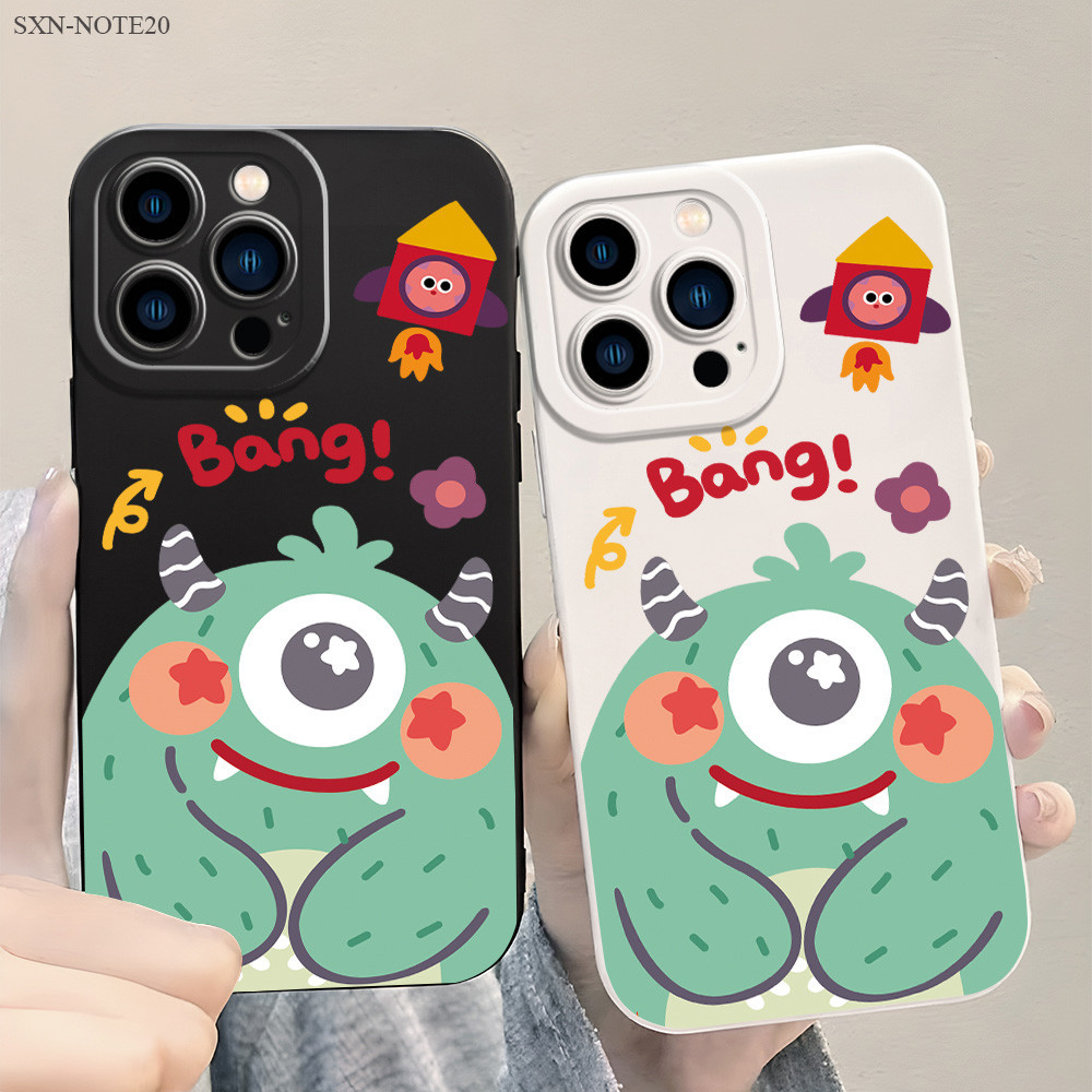 Samsung Galaxy Note 20 10 9 8 Lite Plus Ultra เคสซัมซุง สำหรับ Monsters ...
