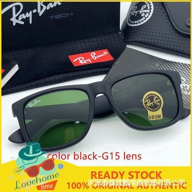 พร ้ อมสต ็ อก Ray-Ban RB 4165 Justin Ray-Ban แว ่ นกันแดด Retro ...