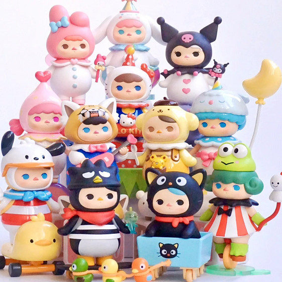 พร้อมส่งของแท้ POPMART POPMART PUCKY Sanrio Family Series Mystery Box ...
