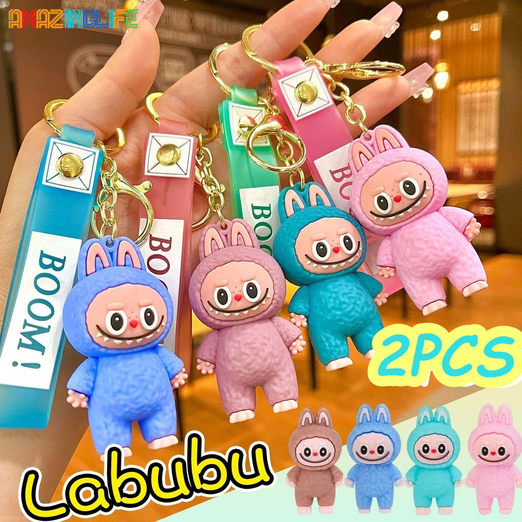 การ ์ ตูนน ่ ารักอะคริลิค Labubu Key Ring- แฟชั ่ นสร ้ างสรรค ์ กระเป ...
