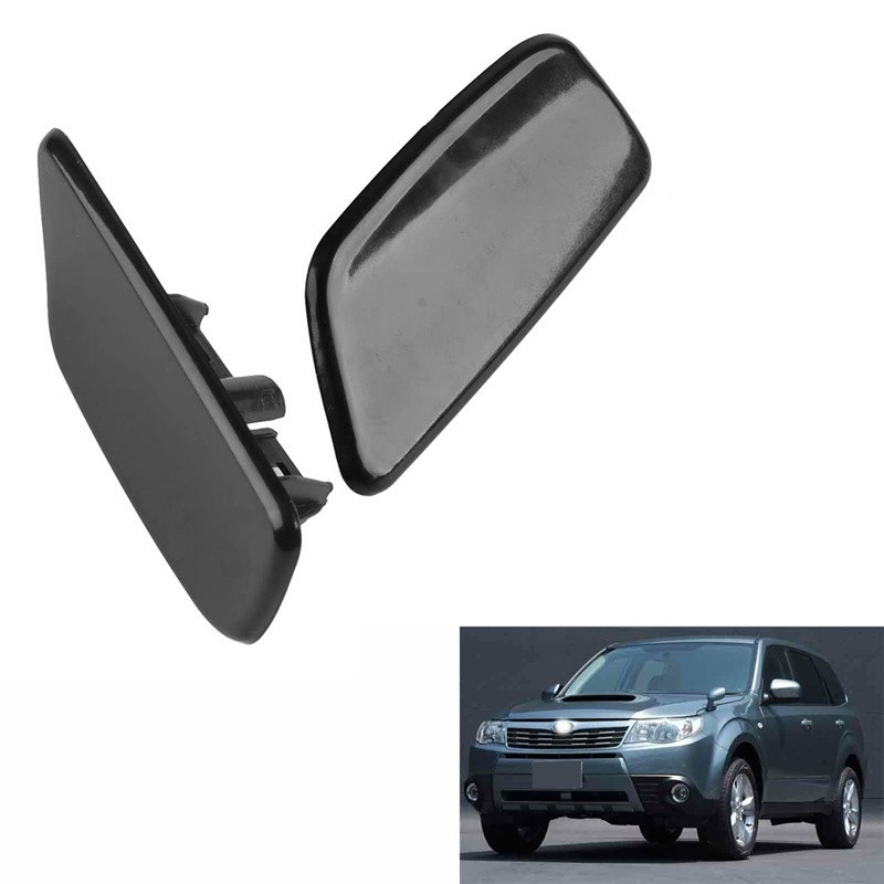 1 คู่ไฟหน้าเครื่องซักผ้าหัวฉีดสเปรย์สําหรับ Subaru Forester 2009 2010 ...