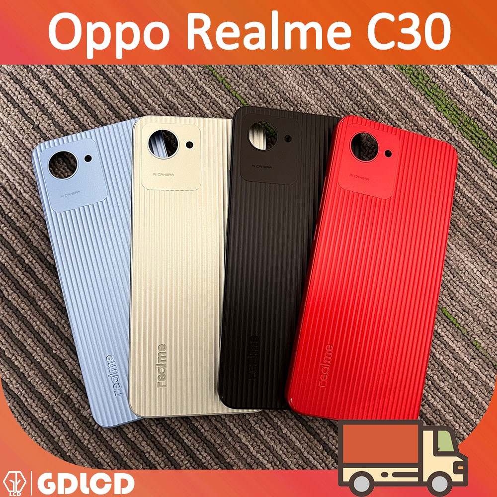 Oppo Realme C30 ฝาหลังแบตเตอรี่ด้านหลังแผงประตูกรณีอะไหล่ซ่อม | Shopee ...
