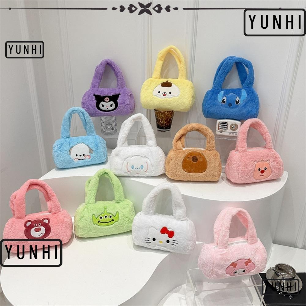 Yunhi กระเป๋าถือ Hello Kitty, กระเป๋า Capybara Sanrio ลายการ์ตูน ...