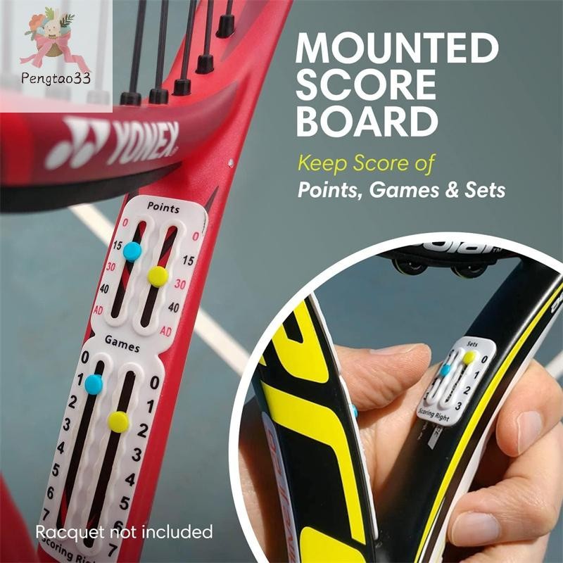 [ใหม่] Tennis Score Keeper สําหรับแร็กเก็ต Padel Scorring Point Marker ...