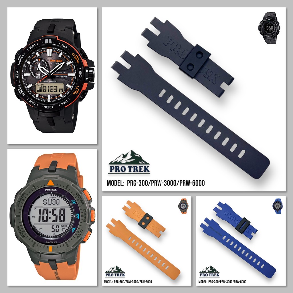 (ฟรีไขควง3in1)สายนาฬิกา PROTREK ของแท้ รุ่น PRG-300,PRW-3000,PRW-6000 | Shopee Thailand