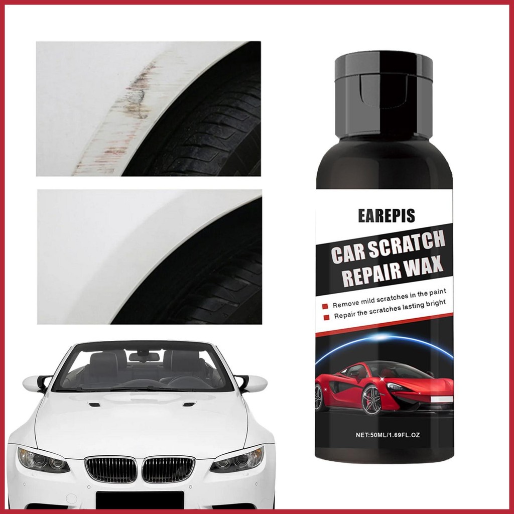 รถ Scratch Remover 50ml คืนวางสําหรับยานพาหนะสีรถ Scratch Polish ครีม ...