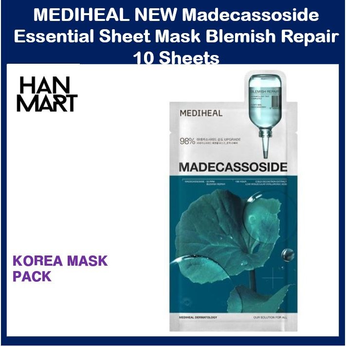 [MEDIHEAL] New Madecassoside Essential Sheet Mask Blemish Repair 10 ...