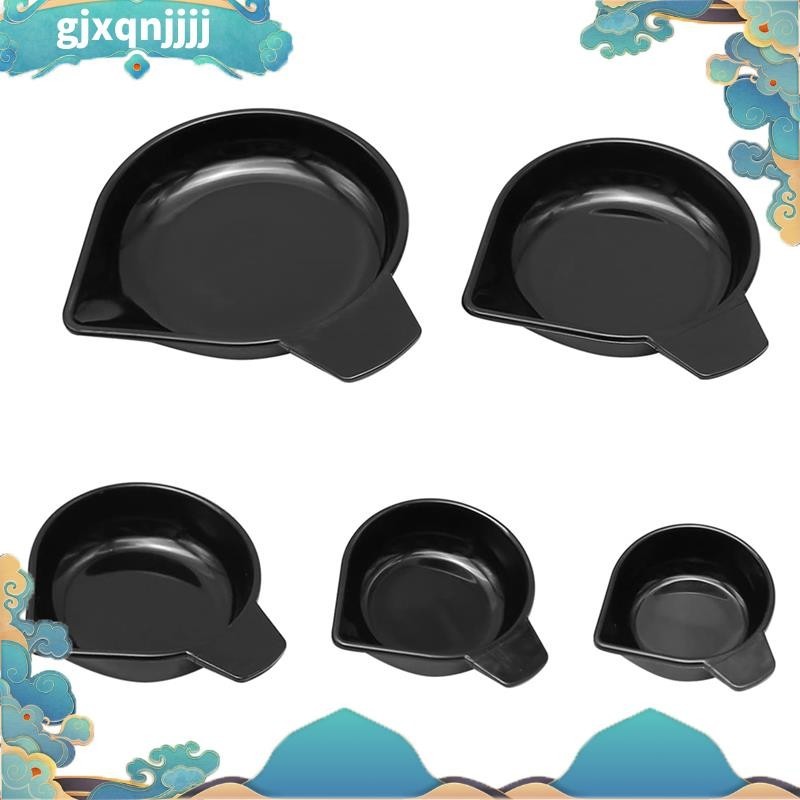 5 ขนาด Weighing Powder Pans Scale Pan พลาสติกสีดําสําหรับ Weigh Liquid ...