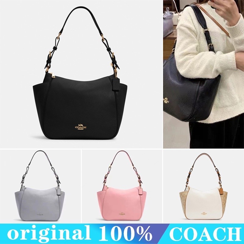 Rori Shoulder Bag c2855 ผู้หญิง กระเป๋าสะพายข้าง COAC H กระเป๋า ช่องซิป ความจุสูง สไตล์คลาสสิก ...