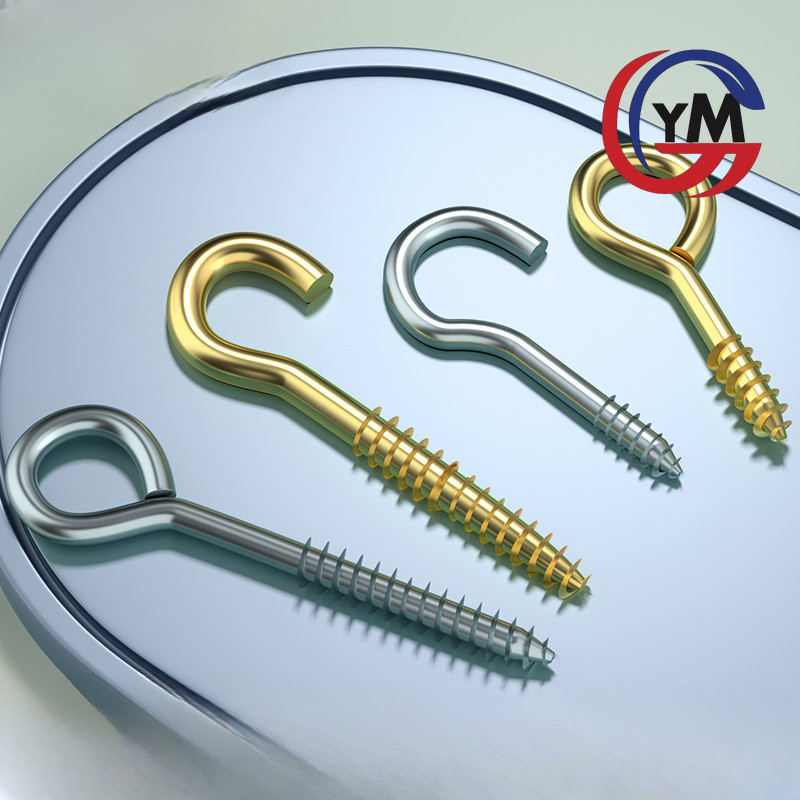 [YHM ] ตะขอปิด Self-Tapping สกรูปิดแกะ Eye แหวนสกรูแหวนโคมไฟ Hook ตะขอลม Self-Tapping สกรูคําถาม ...