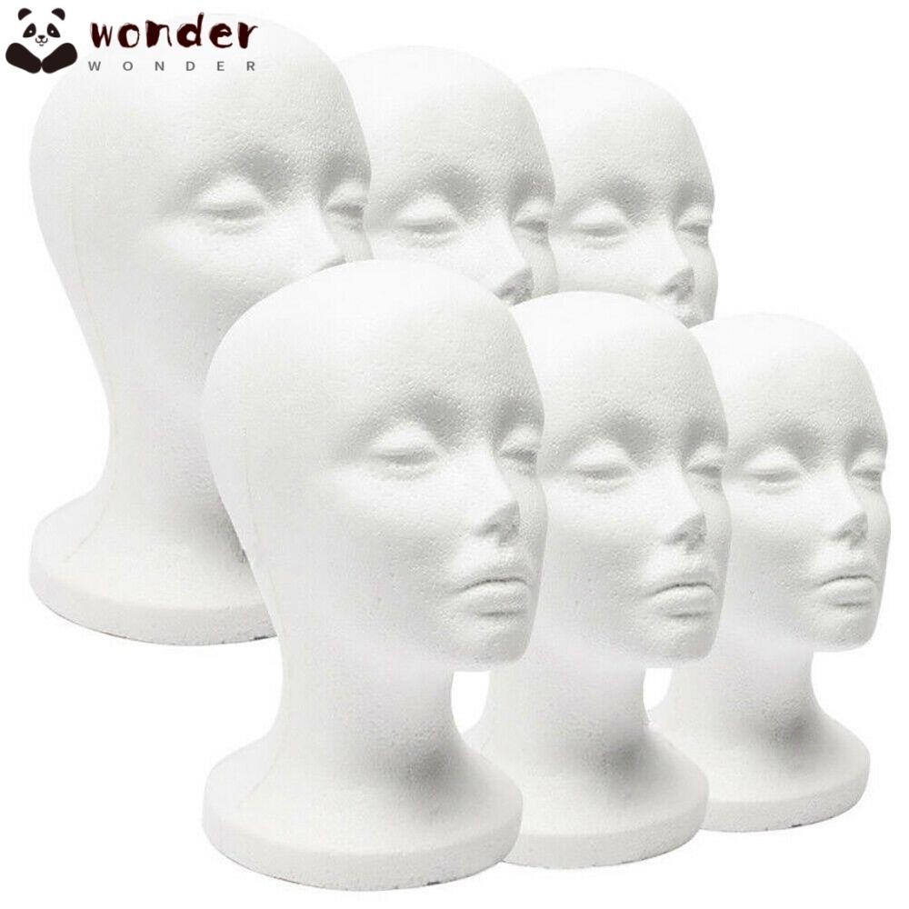Wonder Head Model White Rack Wide Dummy Wig Display Stand | Shopee Thailand