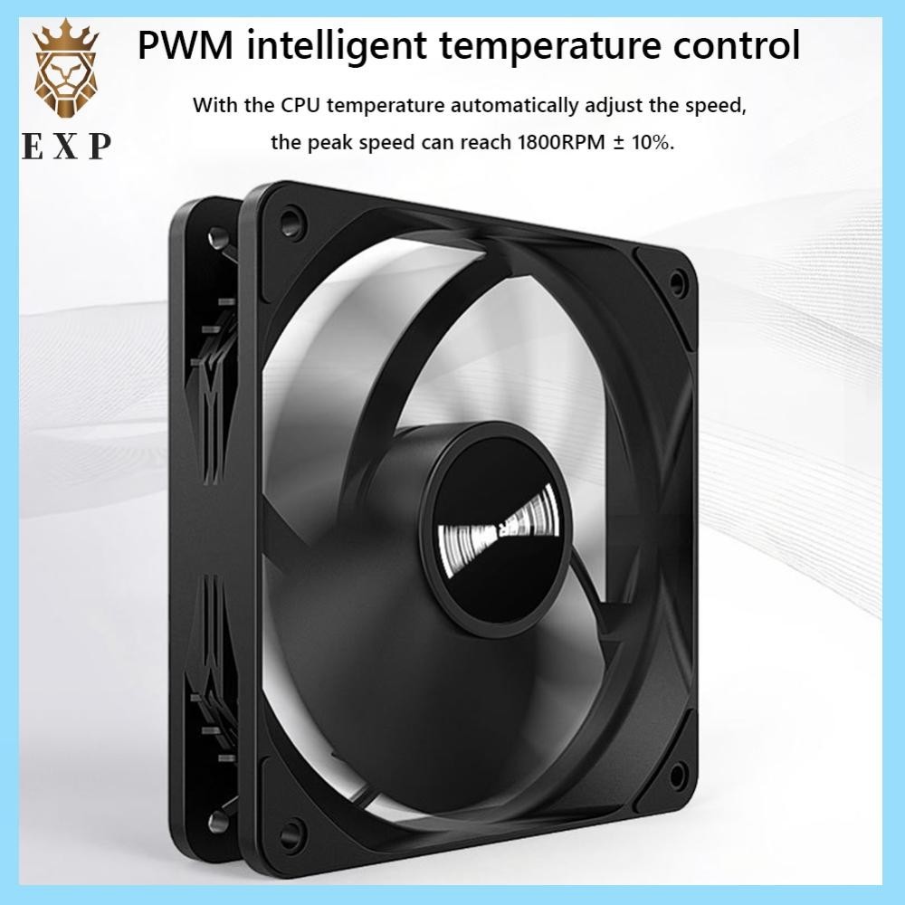 [explosion1.th] พัดลมระบายความร้อน 120 มม. PWM 4Pin แบริ่งไฮดรอลิก DC 12V PC Case หม้อน้ํา CPU ...